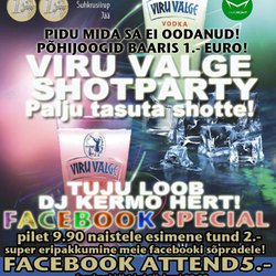 VIRU VALGE SHOTPARTY – GateMe